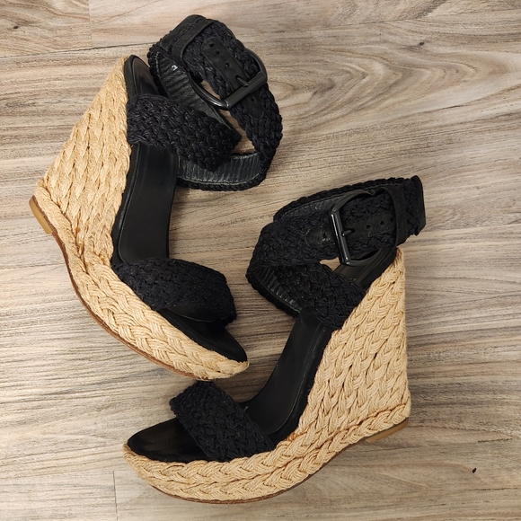 Stuart Weitzman | Shoes | Stuart Weitzman Black Crochet Alex Ankle ...